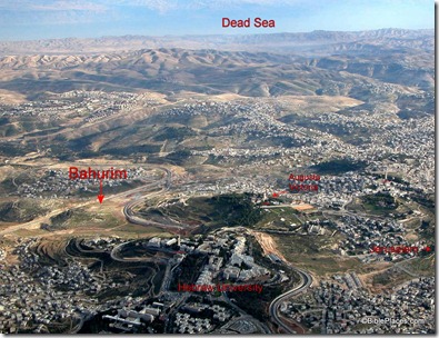 Mount of Olives and Bahurim Surveyed - BiblePlaces.com